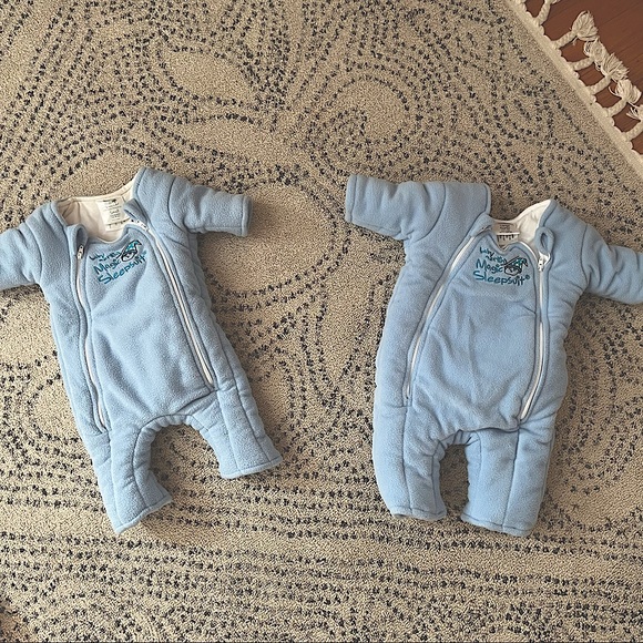 baby merlin | Pajamas | 2 Magic Merlin Sleep Suits Small And Large ...